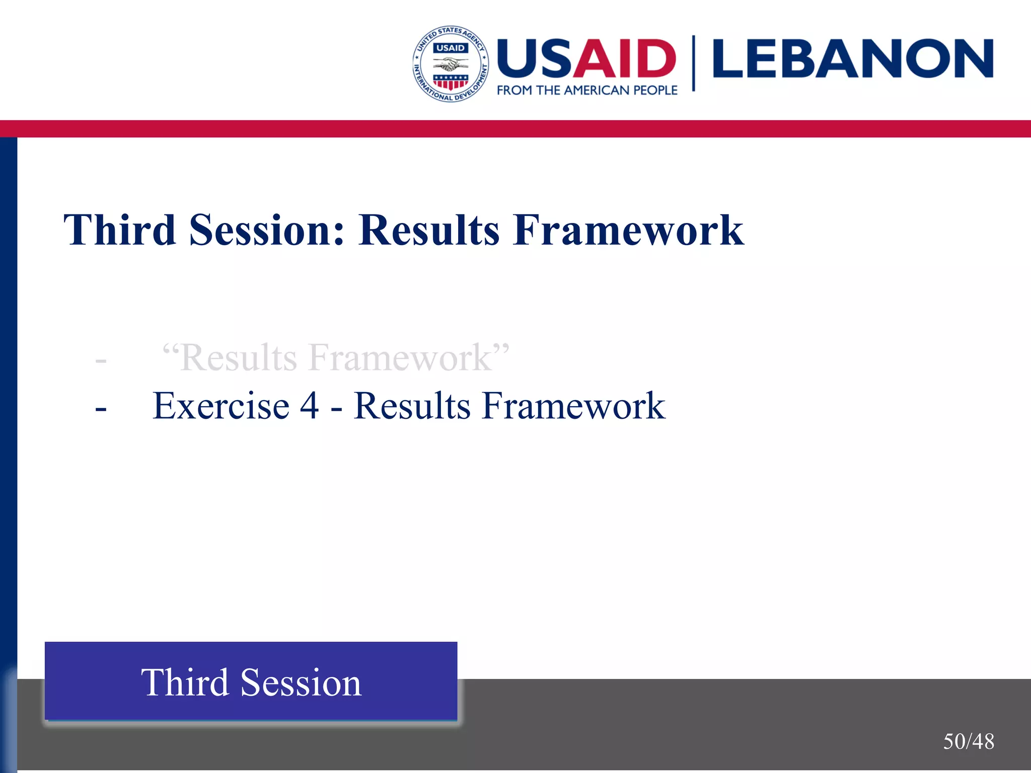 Training On Logical Framework Approach Monitoring And Evaluation