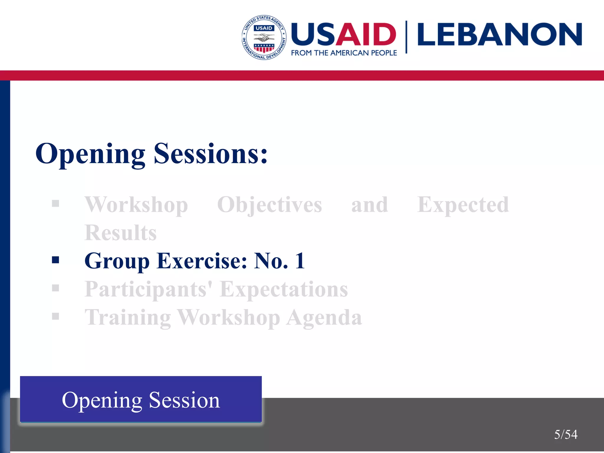 Training On Logical Framework Approach Monitoring And Evaluation