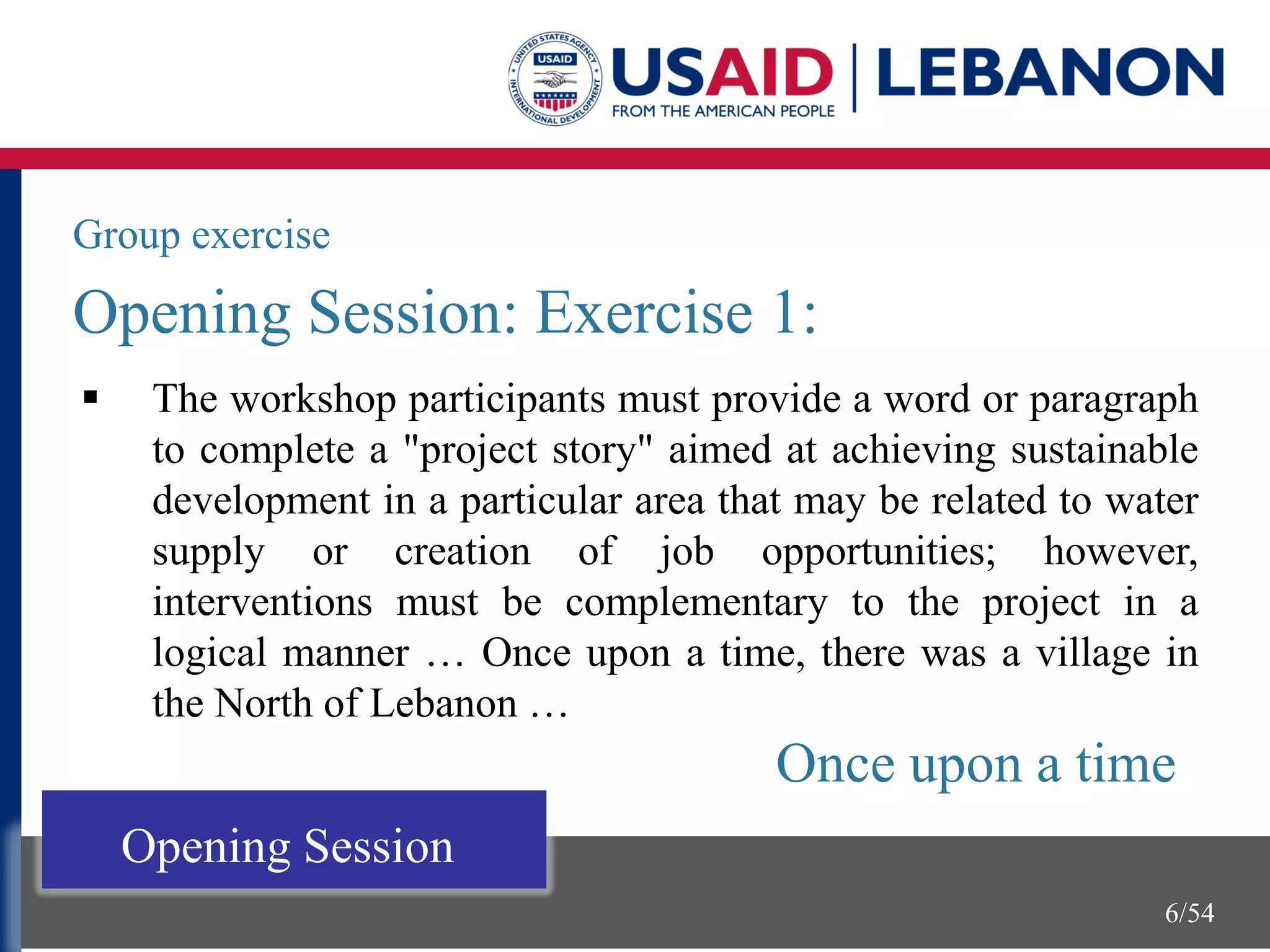 Training On Logical Framework Approach Monitoring And Evaluation