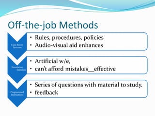 A short Presentation on Training and its Types_ | PPT