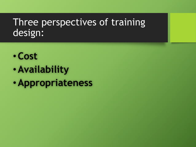 TRAINING-PROGRAM-DESIGN-PPT.pptx | Vocational Training | Careers