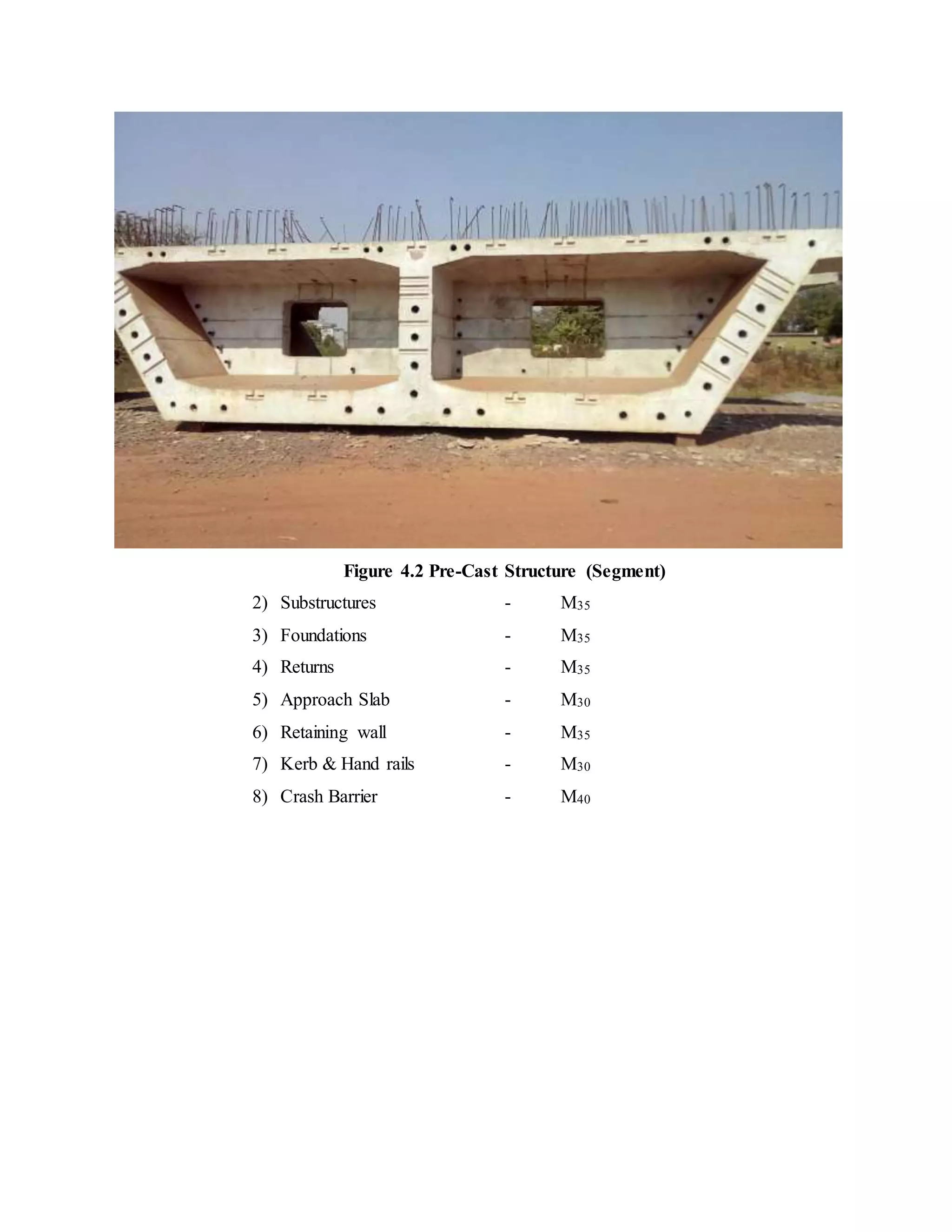 Training report done on Bridge Construction | DOCX