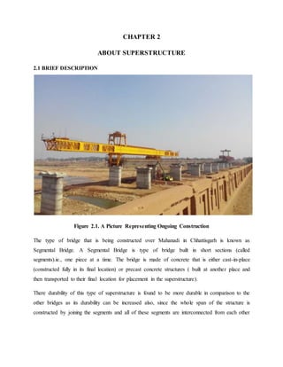 Training report done on Bridge Construction | DOCX