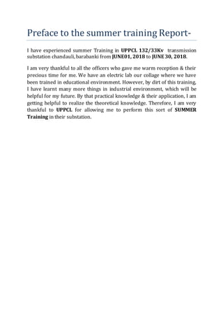 Training report-in-a-132-k-v-substation | DOCX