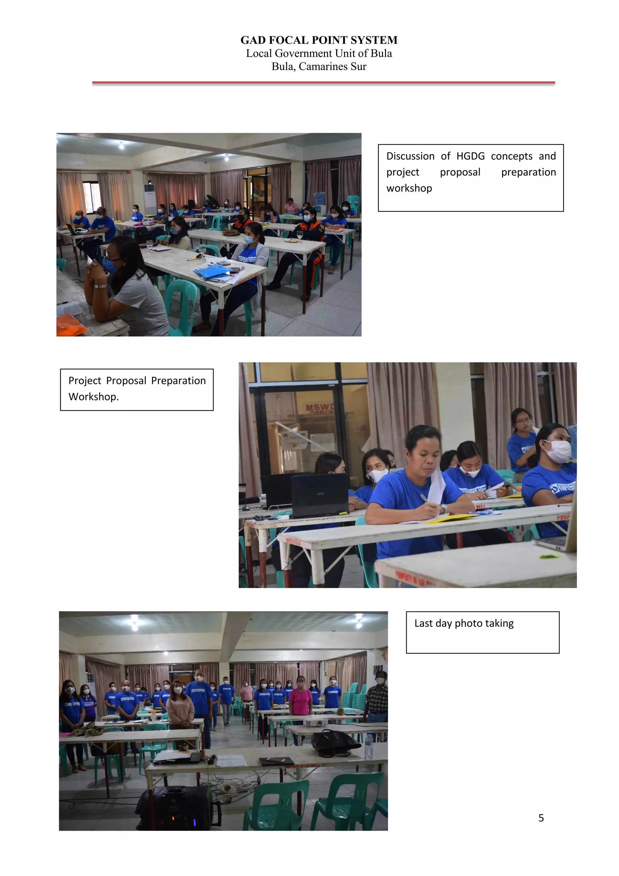 Training report gad-project-proposal-preparation | PDF