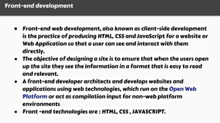ppt of web development for diploma student | PPTX