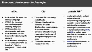 ppt of web development for diploma student | PPTX