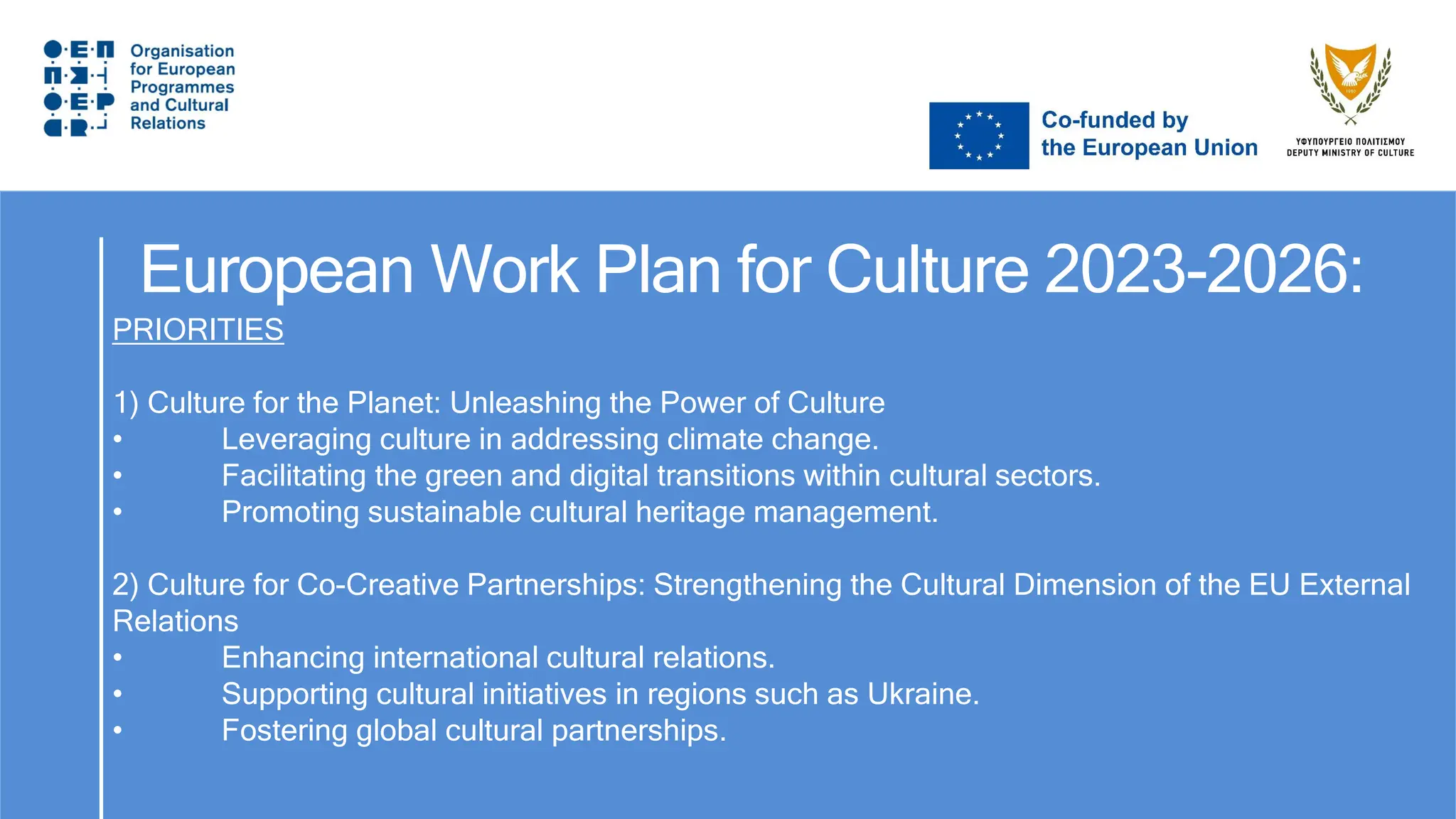 Eu funding for Culture, CERV, Creative Europe ... | PDF