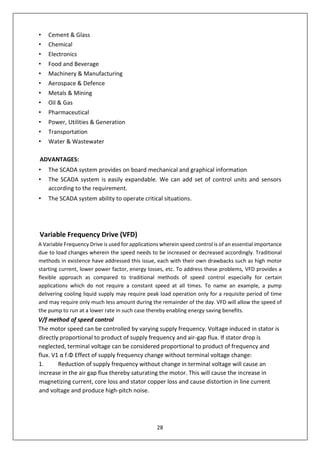 TRAINING REPORT ON INDUSTRIAL AUTOMATION- PLC SCADA, VARIABLE FREQUENCY ...