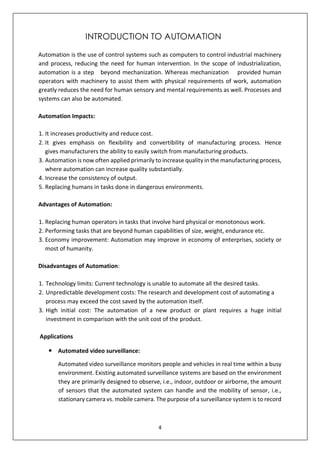 TRAINING REPORT ON INDUSTRIAL AUTOMATION- PLC SCADA, VARIABLE FREQUENCY ...