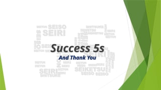TRAINING 5S untuk industri jasa dan lain | PPTX