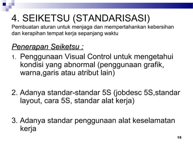 Training 5S | PPT