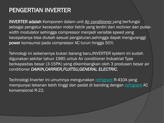 TRAINING AC cara kerja dan fungsi konvesiaonal .pptx