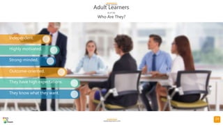 Training/Teaching: Adult Learners (Comprehensive) PowerPoint ...