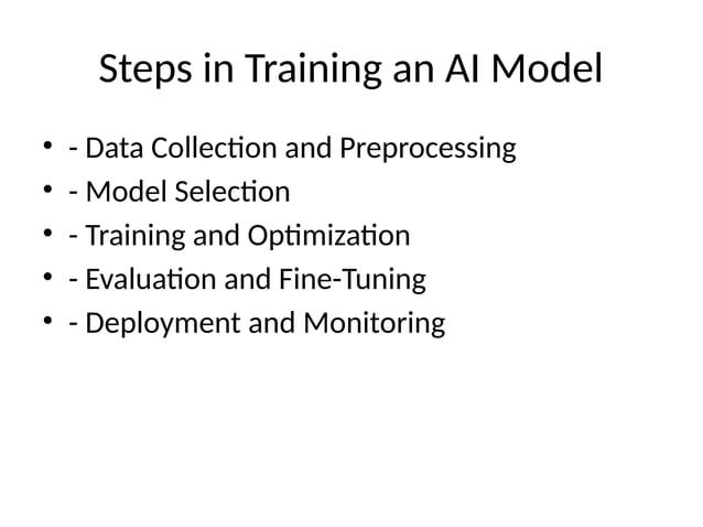 Training_AI_Models Training_AI_ModelsTraining_AI_Models | PPTX