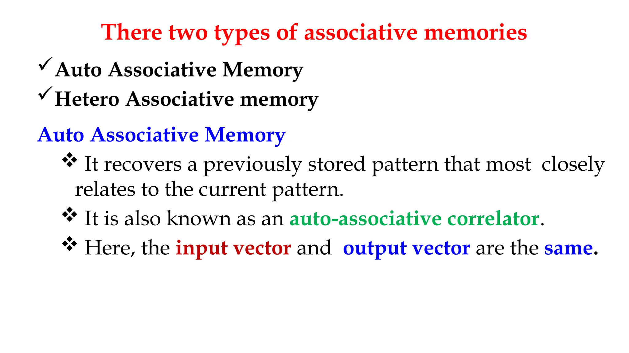 Training Algorithms for Pattern Association.pptx