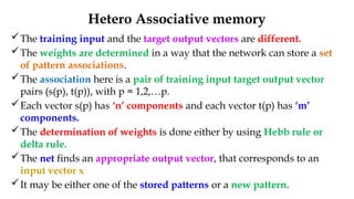 Training Algorithms for Pattern Association.pptx