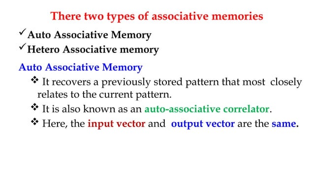Training Algorithms for Pattern Association.pptx
