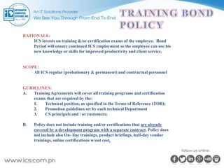 Training and certification policy | PPT