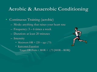 TRAINING AND CONDITIONING TECHNIQUES.ppt