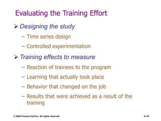 Training and dev | PPT