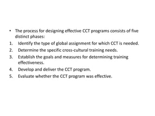 Training and development of international staff | PPTX