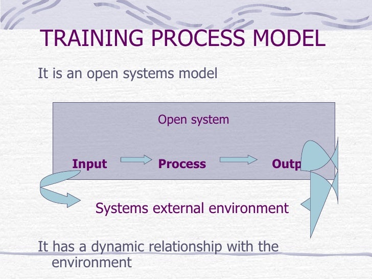 Training and development