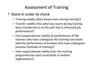 Training and development | PPT