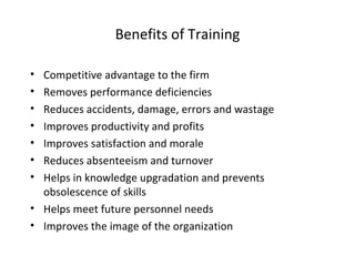 Training and development | PPT