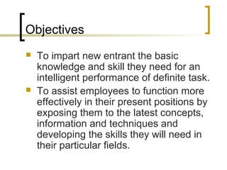 Training and development | PPT