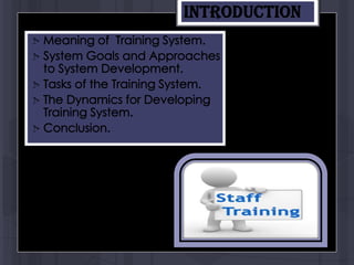Training and development | PPTX