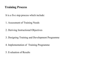 Training and development | PPT
