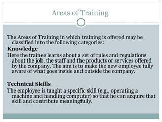 Training And Development | PPT | Business Administration | Business