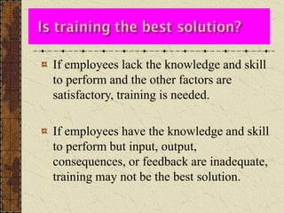 Training and development | PPT