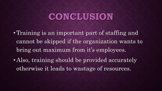 Training and development | PPTX