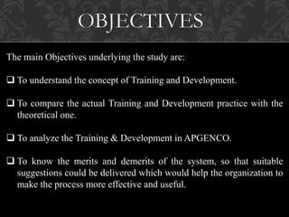 Training and Development | PPTX | Business Administration | Business