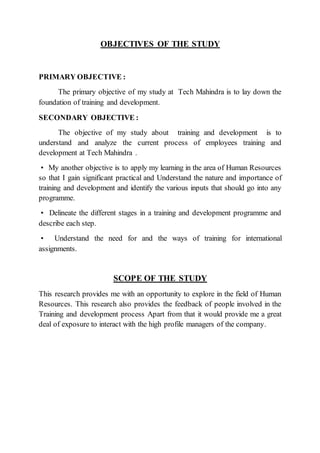 Training and development | PDF