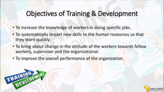 Training and development | PPTX