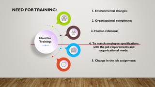 Training and development | PPT