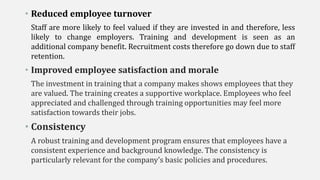 Training and development | PPTX