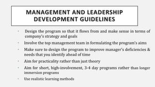 Training and development | PPTX