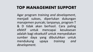 Training and development | PPTX