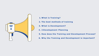 Training and development | PPT