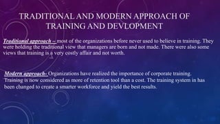 Training and development | PPT