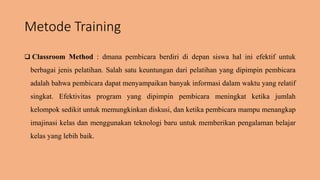 Training and development | PPTX