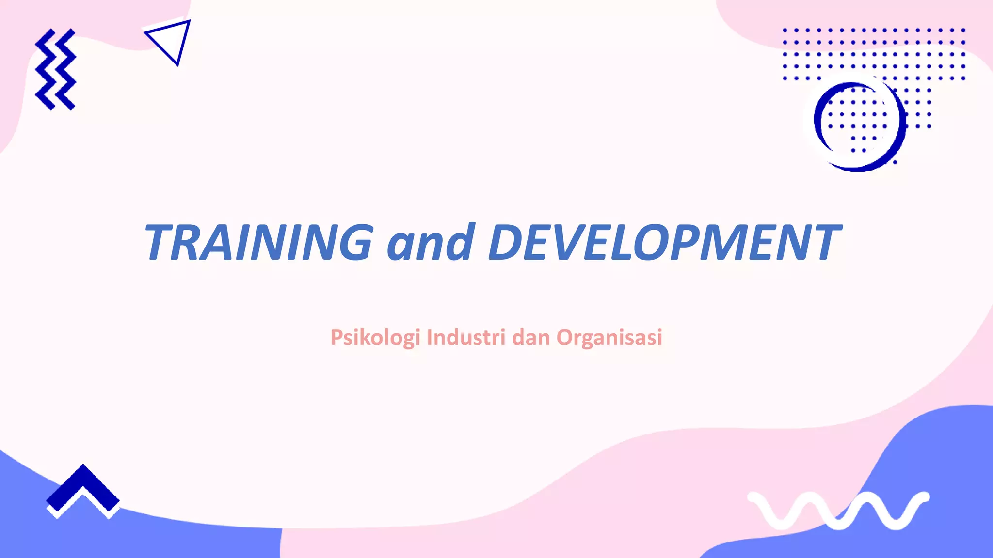 Training and development | PPT