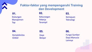 Training and development | PPTX
