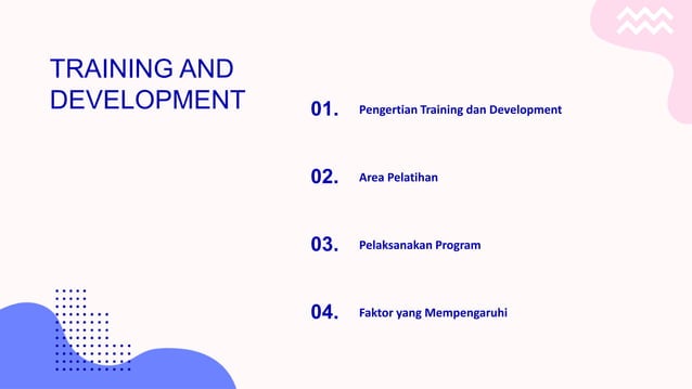 Training and development | PPT