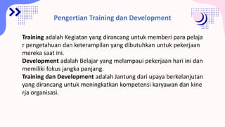 Training and development | PPT