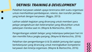Training and Development | PPTX